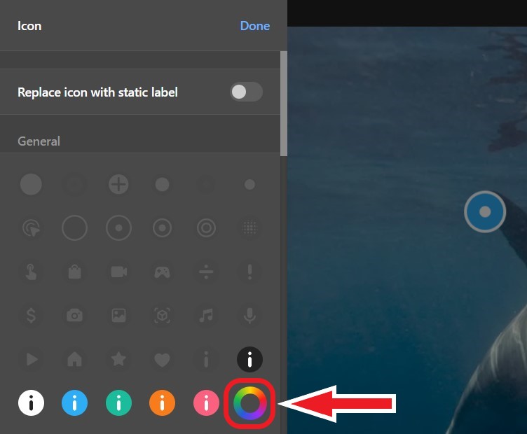 Icon color customization – ThingLink