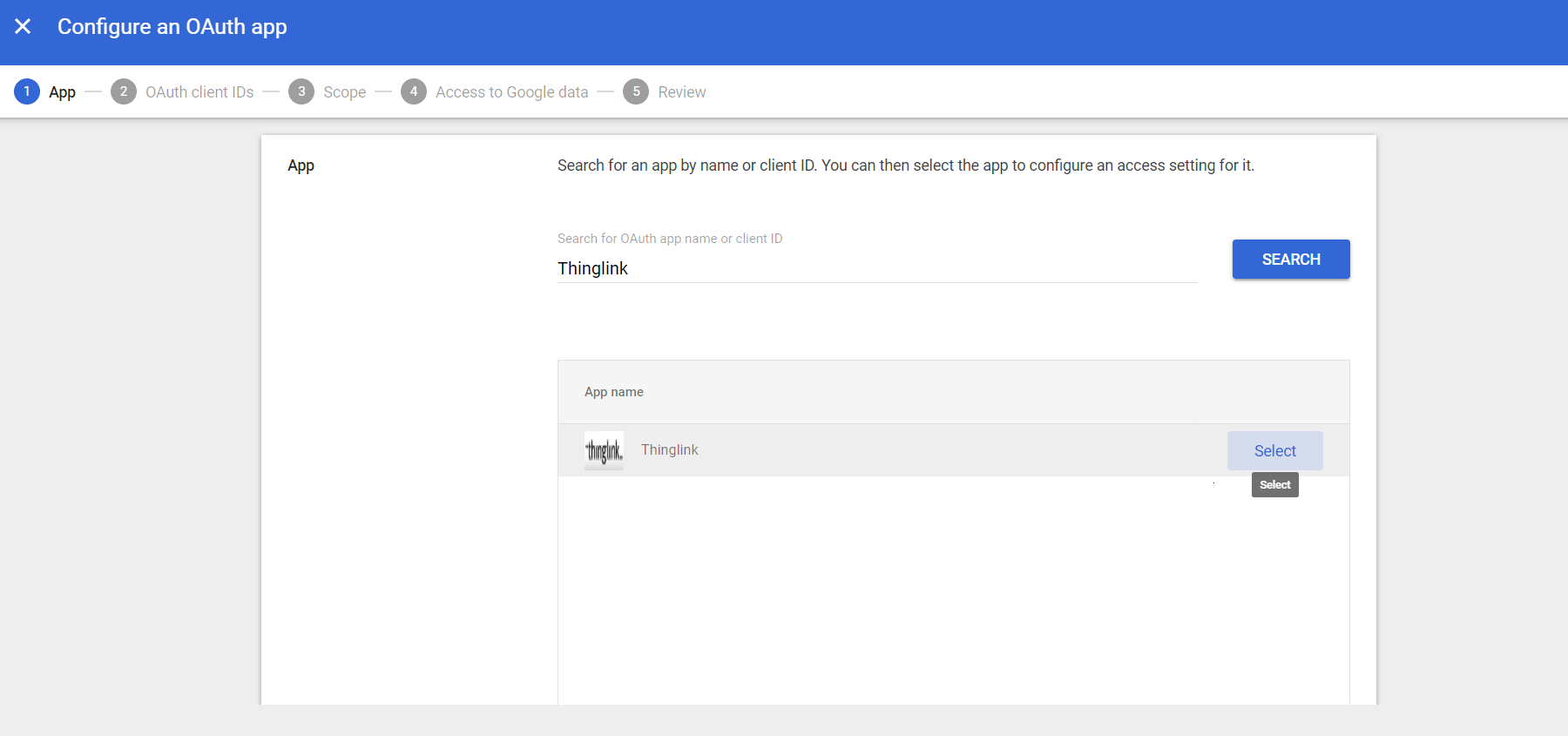 Using Google Workspace for onboarding users (SSO) – ThingLink